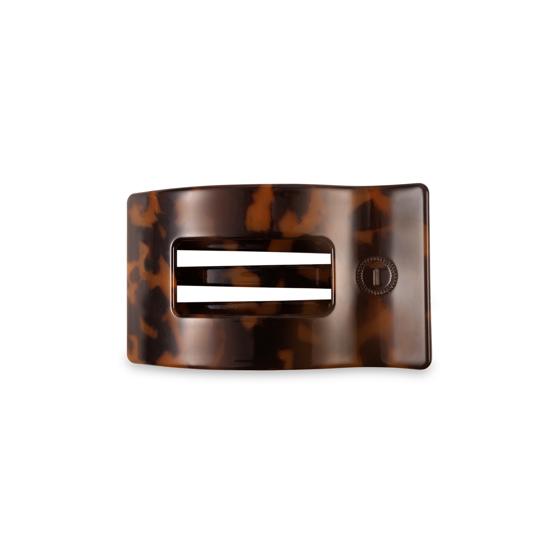 TELETIES - Flat Rectangle Hair Clip | Small | Tortoise – Pitt Street Kids